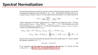 [PR12] Spectral Normalization for Generative Adversarial Networks | PPT