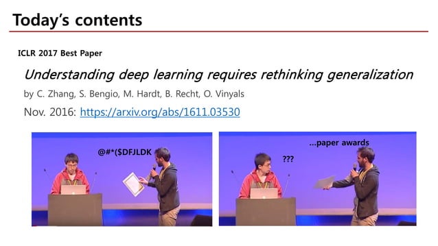 [PR12] understanding deep learning requires rethinking generalization | PPT