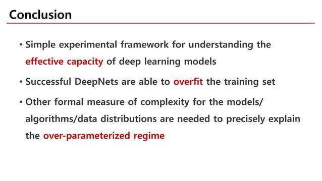 [PR12] understanding deep learning requires rethinking generalization | PPT