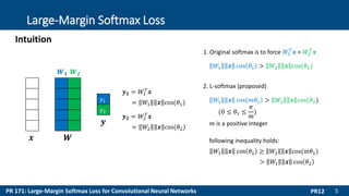 PR 171: Large margin softmax loss for Convolutional Neural Networks | PPTX