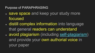 PR1 CO1 How to avoid Plagiarism.pptxnhgk | PPT