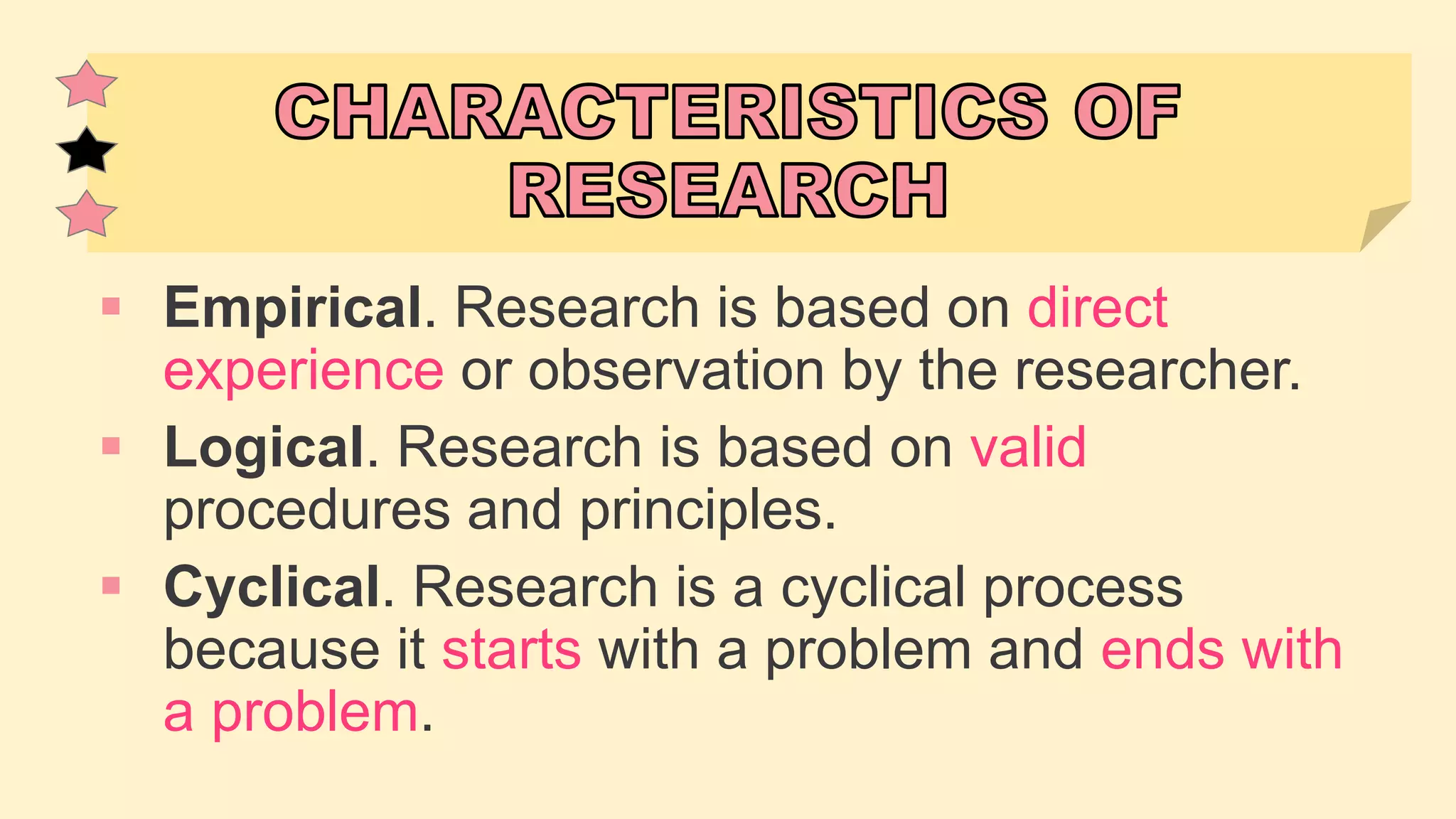 Nature of Inquiry and Research | PPTX