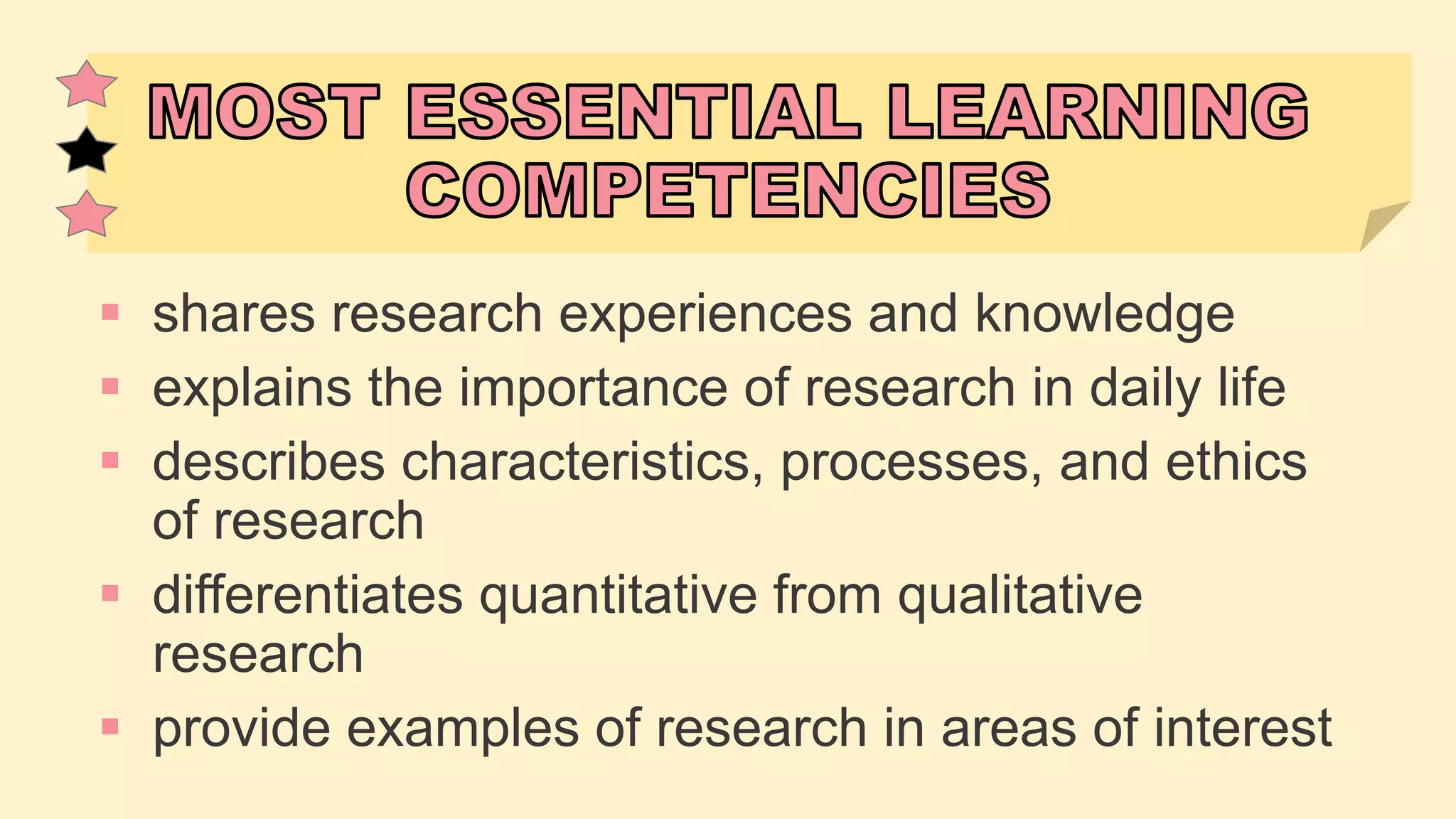 Nature of Inquiry and Research | PPTX