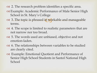 Practical Research 1 | PPTX