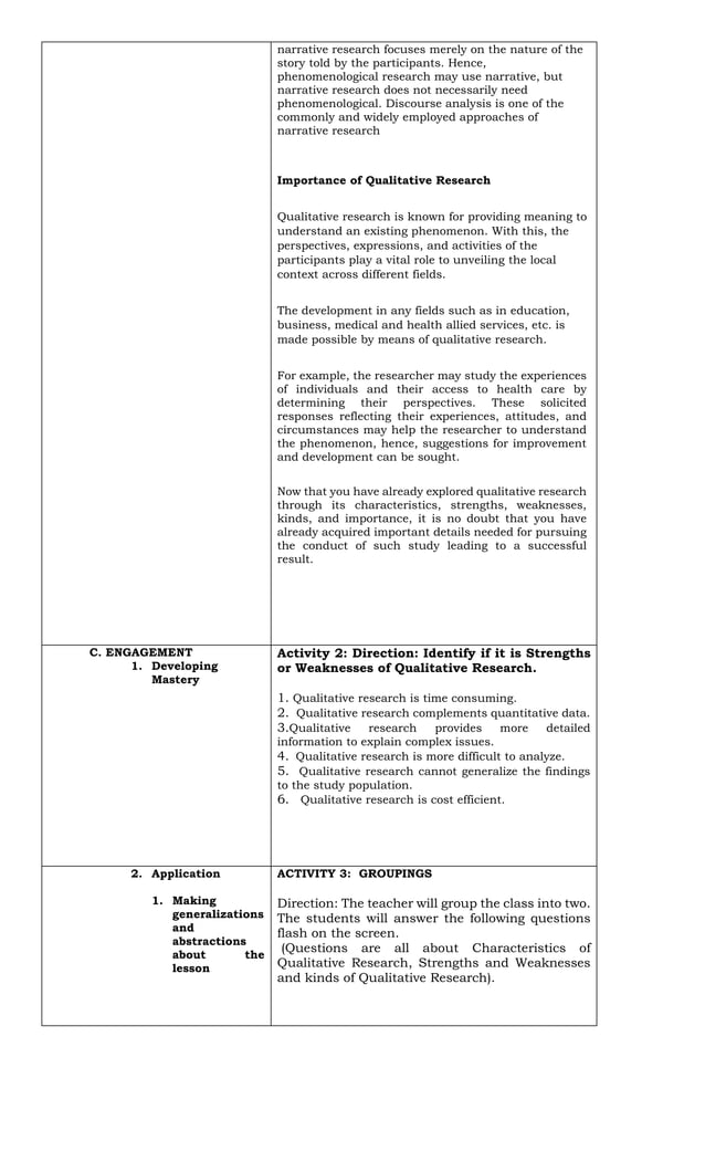 PR1 LESSON PLAN 4 PDF RESEARCH TOPIC IMPORTANCE OF RESEARCH | PDF PR1 LESSON PLAN 4 PDF RESEARCH TOPIC IMPORTANCE OF RESEARCH | PDF