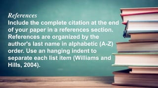 Synthesis is an important element of academic writing, demonstrating ...