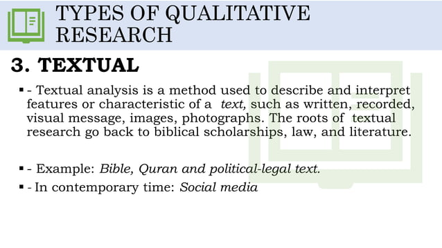 SHS G11_QUALITATIVE RESEARCH CHAPTER 2 LESSON 1.pptx | Education