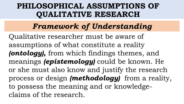 SHS G11_QUALITATIVE RESEARCH CHAPTER 2 LESSON 1.pptx | Education