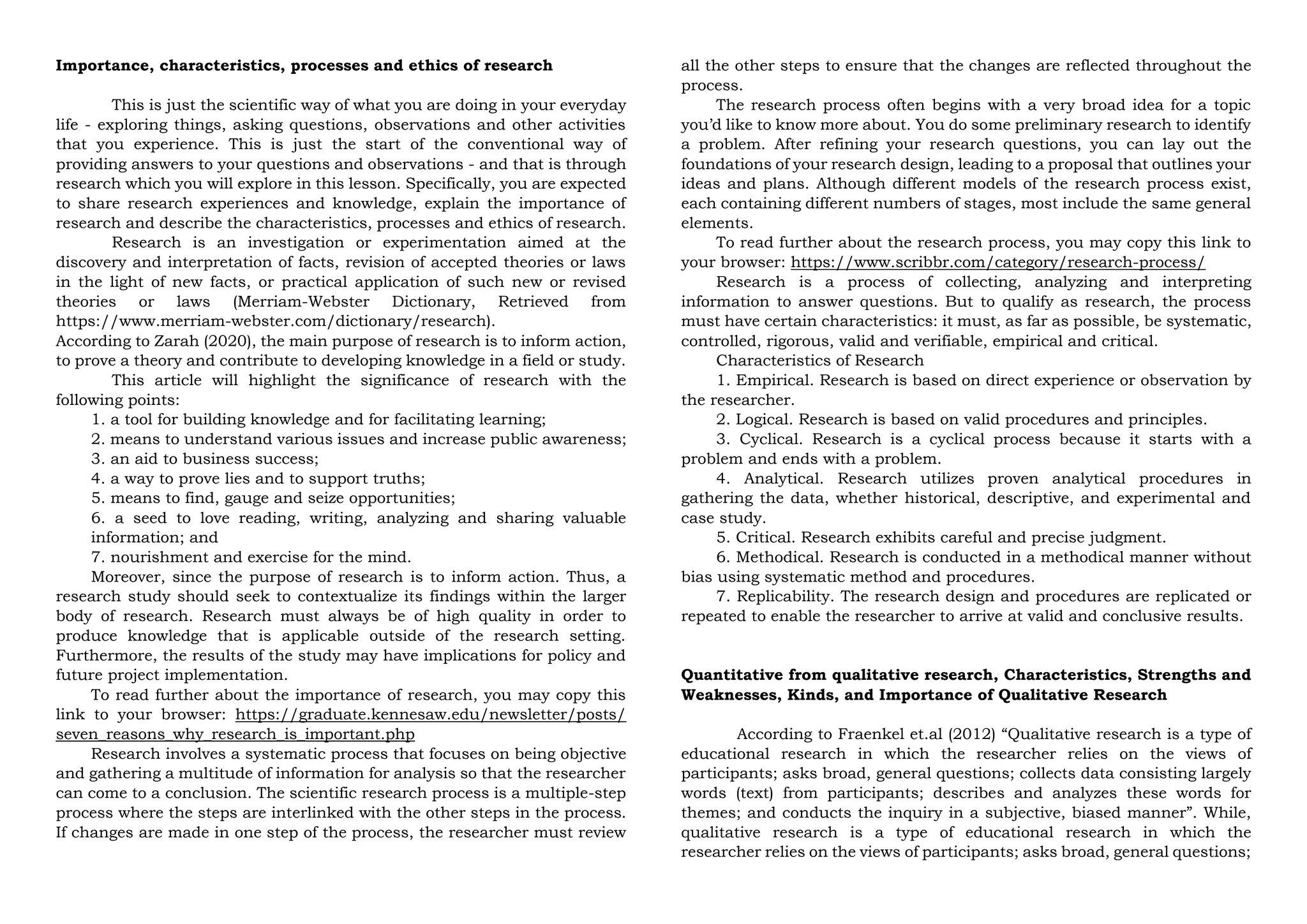 Practical research Research 1. 1st quarter | PDF