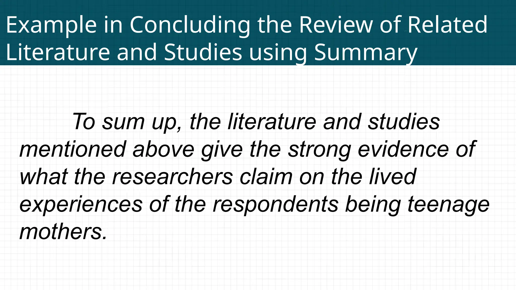 PR1 RRL (Making Links between studies).pptx