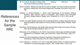 PR1 RRL (Making Links between studies).pptx