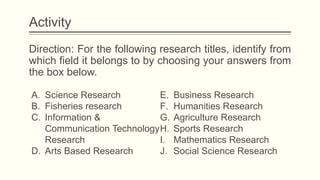 PR1 UNIT 1-NATURE AND INQUIRY OF RESEARCH.pptx