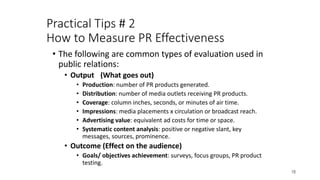 Practice of Public Relation | PPTX