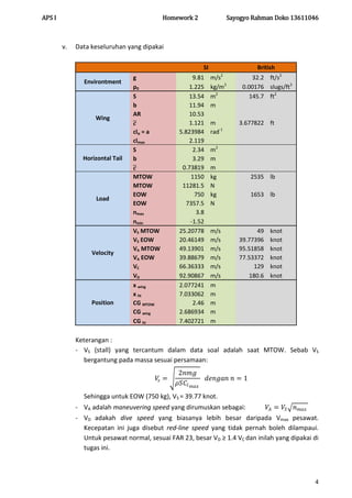Homework 2: Design Loads Analysis | PDF