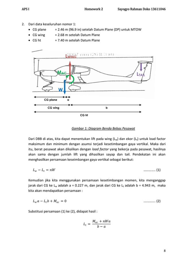 Homework 2: Design Loads Analysis | PDF