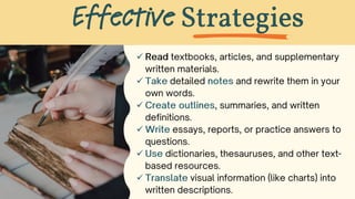 Learning Styles Inventory for Senior High School Students | PDF