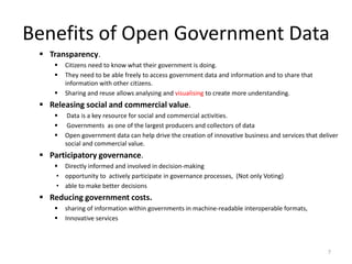 Ethiopian Open Government Data Initiative | PPTX | Internet | Computing