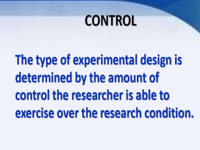 Experimental and non experimental research | PPTX