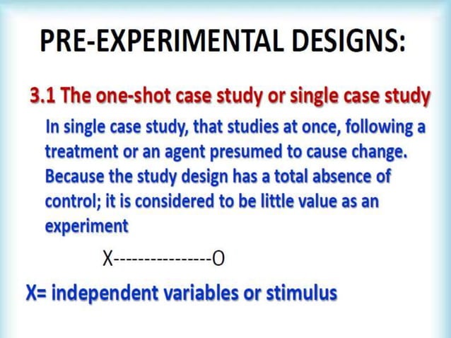 Experimental and non experimental research | PPTX