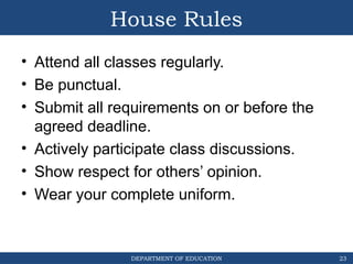 PR2_Orientation.power point presentation | PPT | Secondary Education | Education