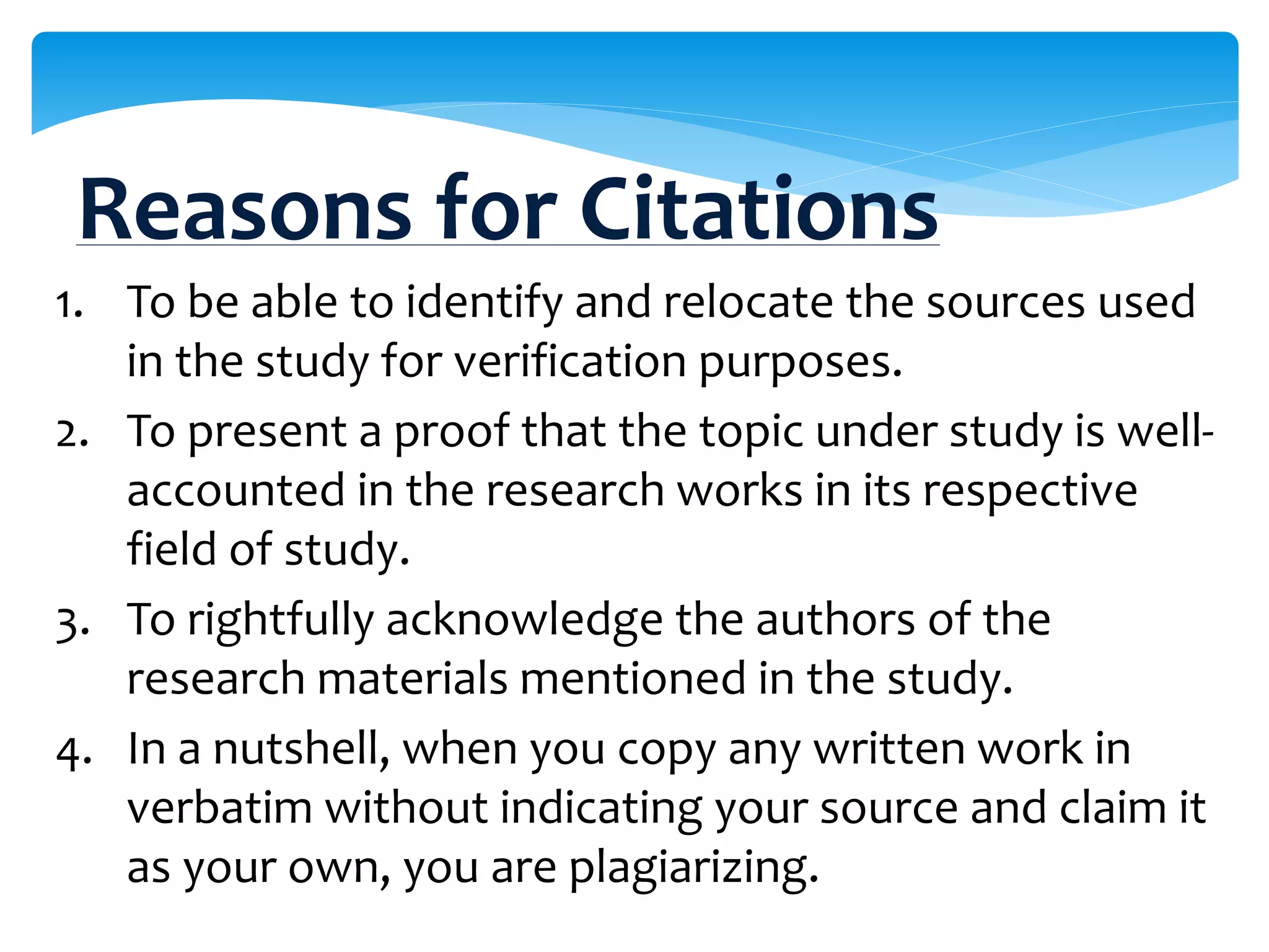 Citation and References | PPTX