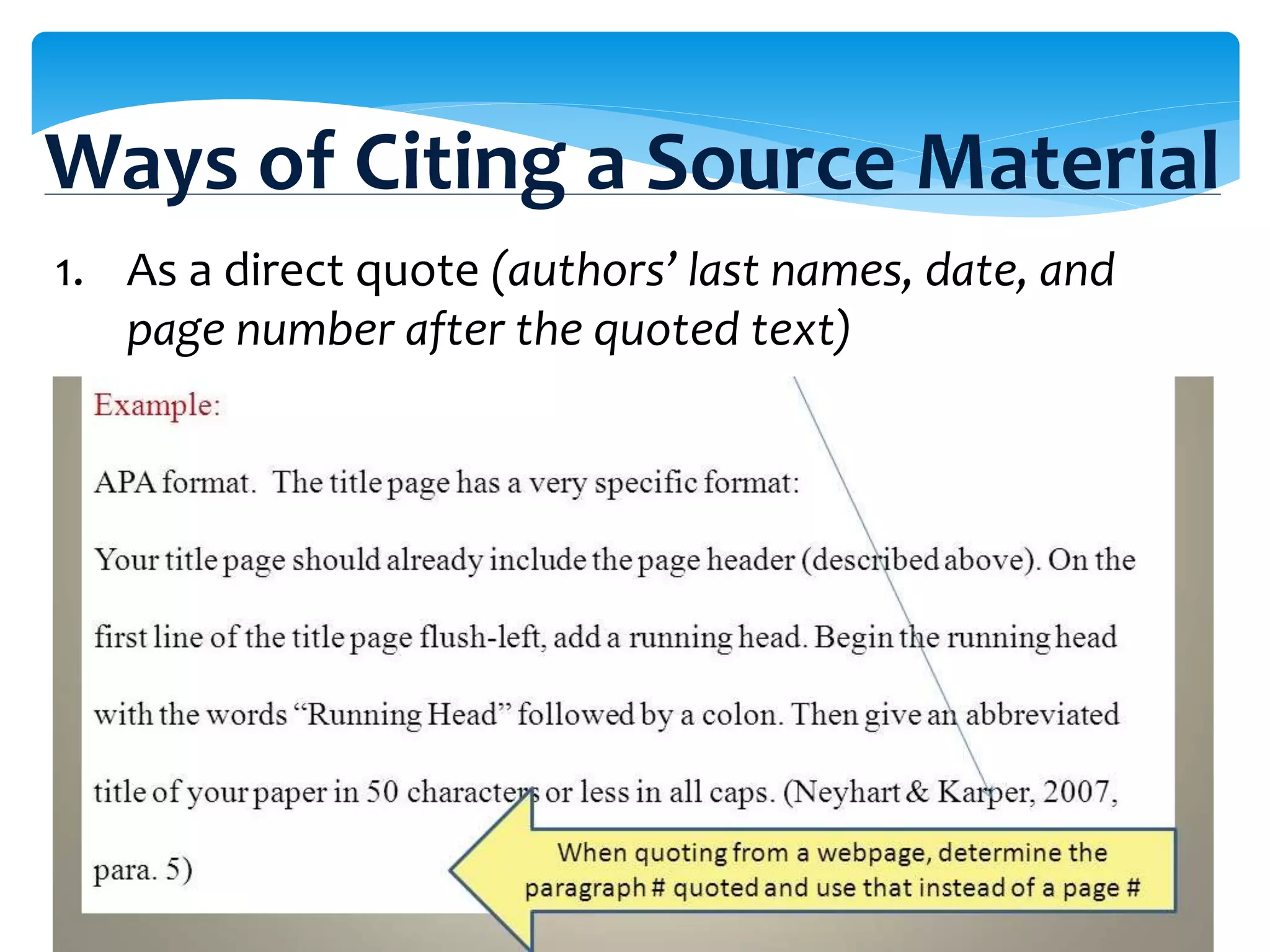 Citation and References | PPTX