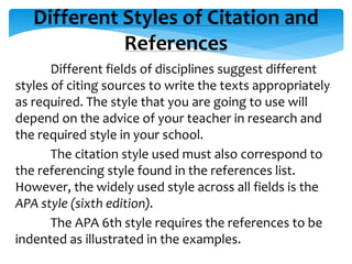 Citation and References | PPTX