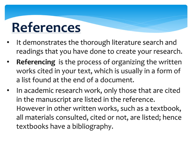 Citation and References | PPT