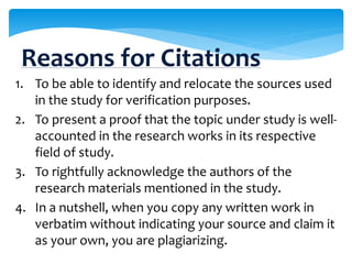 Citation and References | PPTX