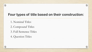 Practical Research 2 Research title.pptx | Education
