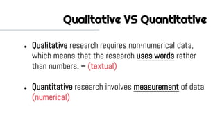 Quantitative Research | PPTX