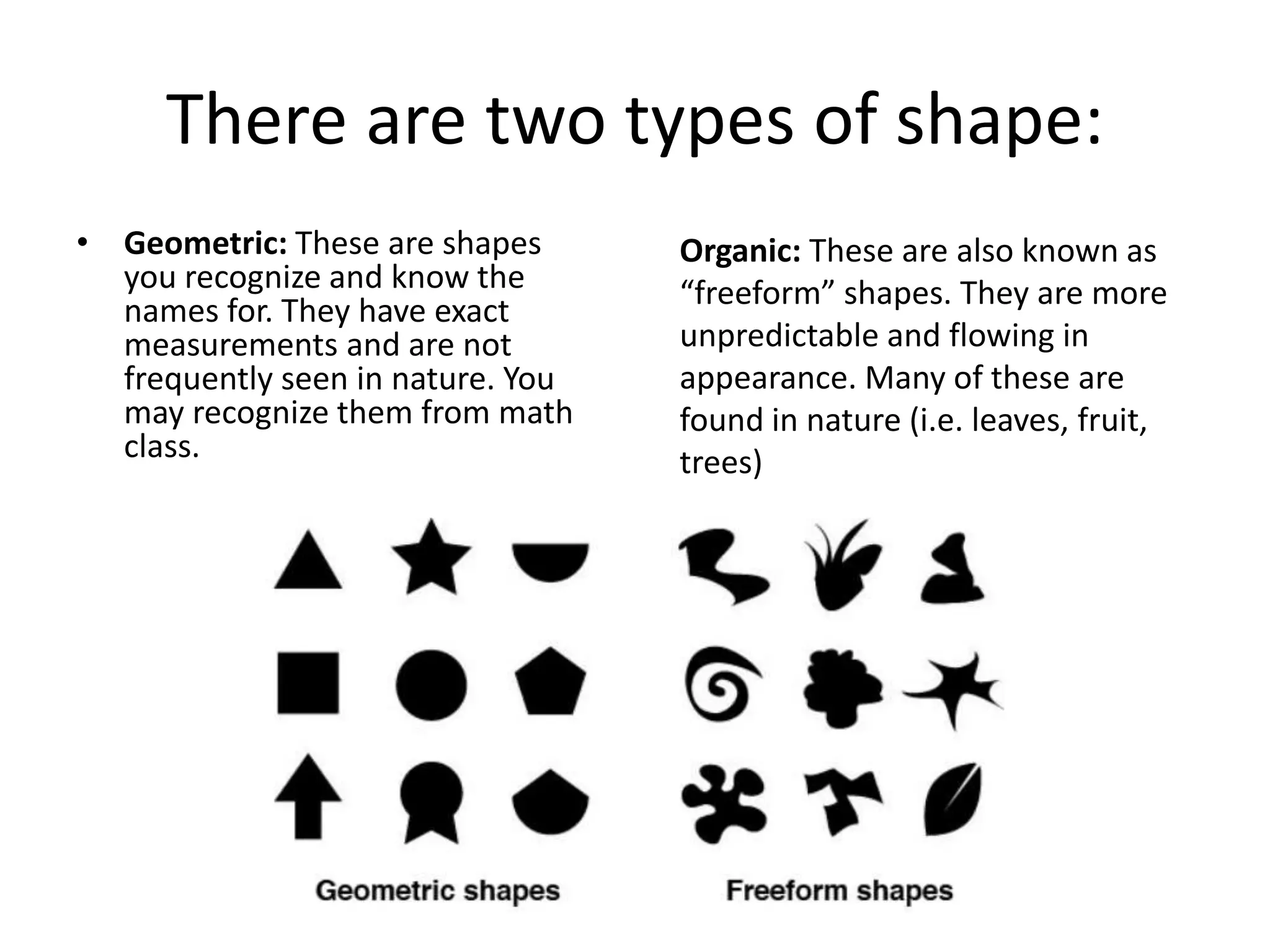 Elements of Art - Shape | PPTX