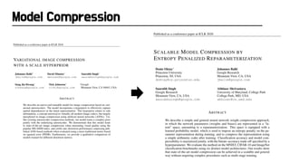 PR-420: Scalable Model Compression by Entropy Penalized Reparameterization | PDF
