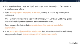 PR-445: Token Merging: Your ViT But Faster | PDF