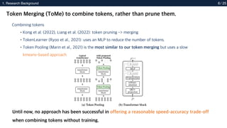 PR-445: Token Merging: Your ViT But Faster | PDF