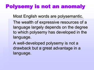 Pr4 Polysemyt.ppt | Science
