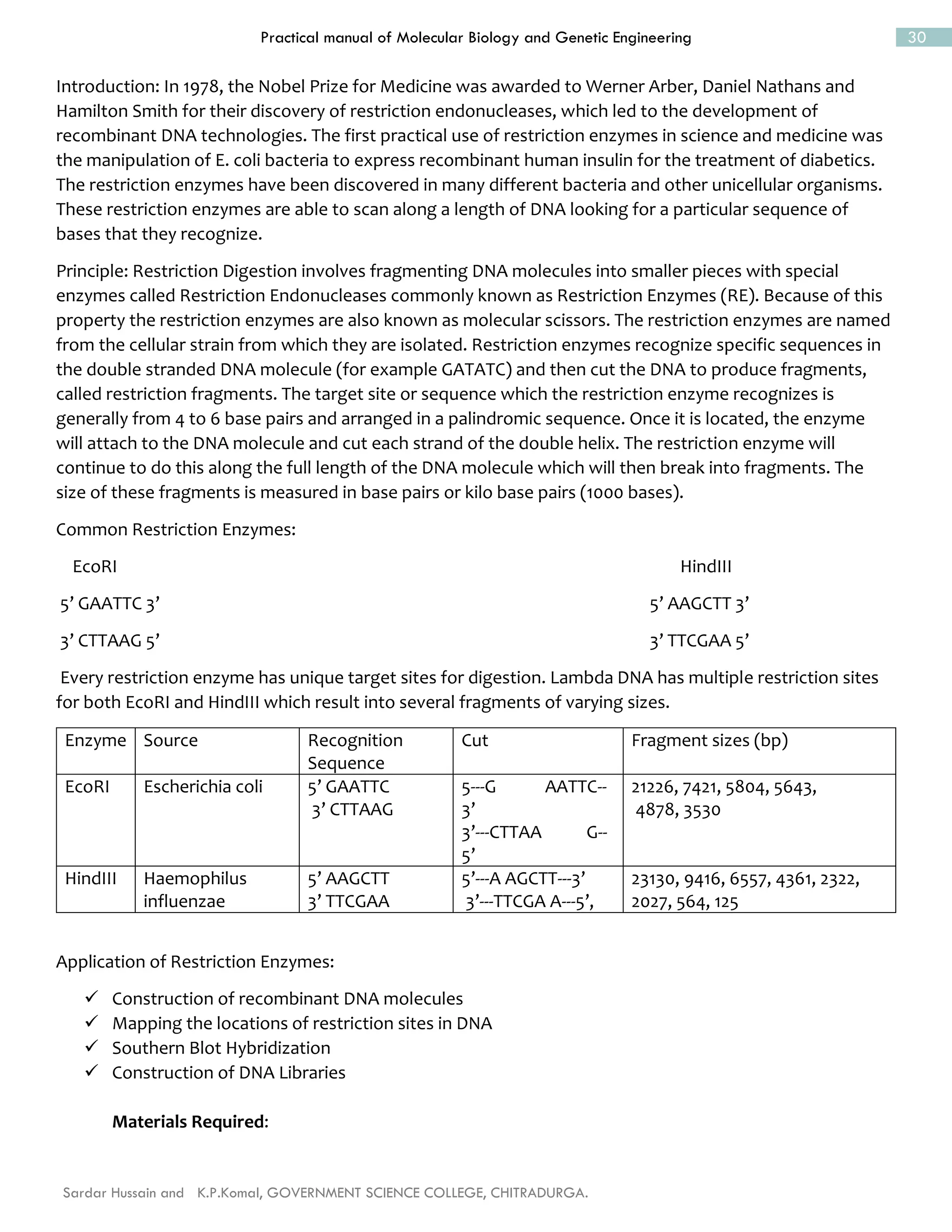 practical manual on molecular biology and genetic engineering ...