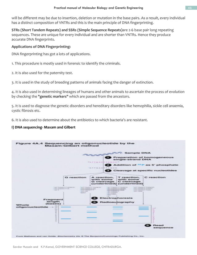 practical manual on molecular biology and genetic engineering,recombinant DNA TECHNOLOGY | PDF