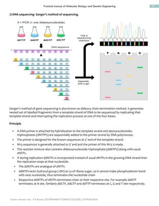 practical manual on molecular biology and genetic engineering ...