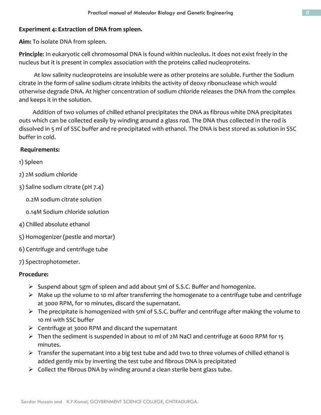 practical manual on molecular biology and genetic engineering ...