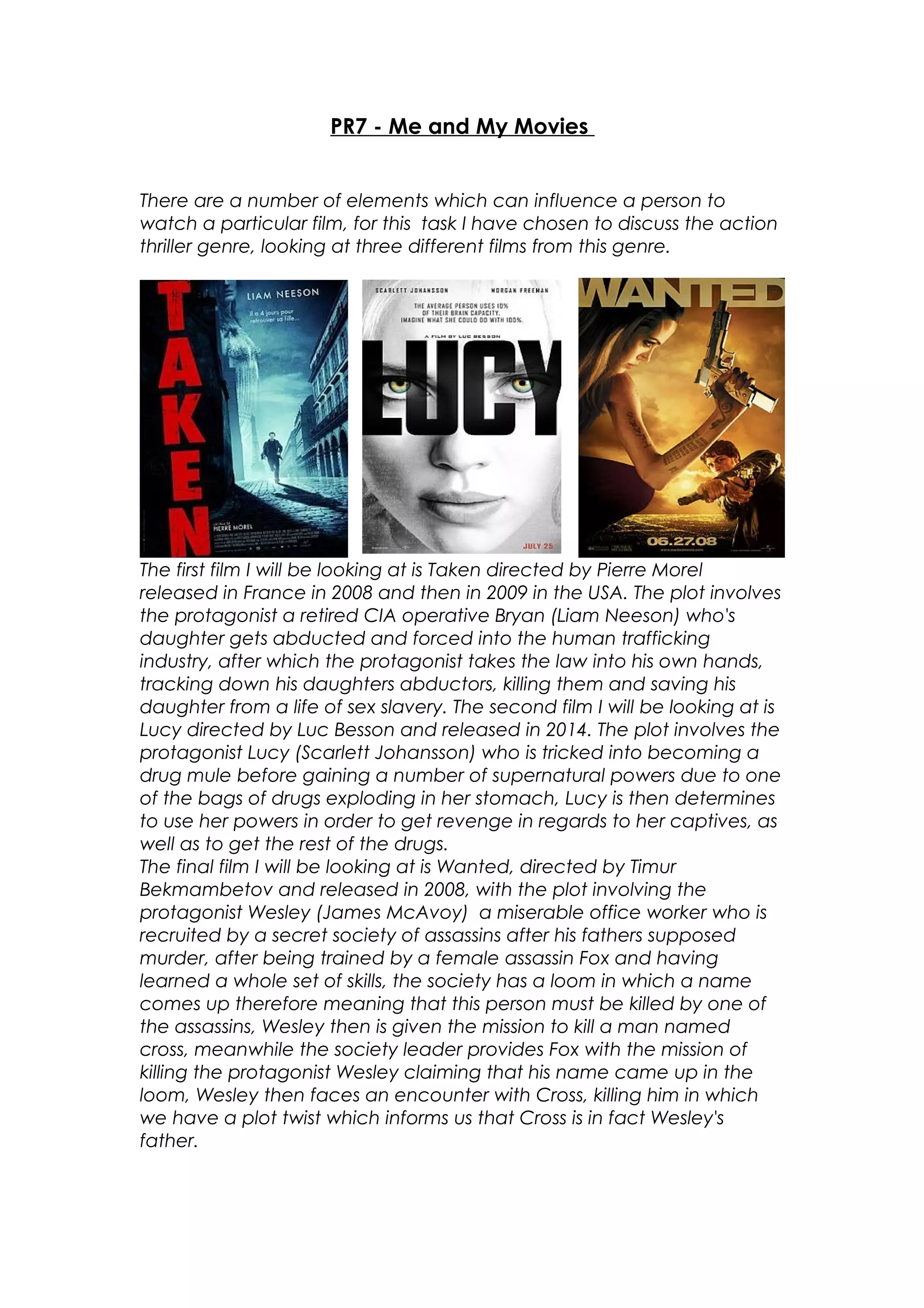 Pr7 me and my movies | PDF