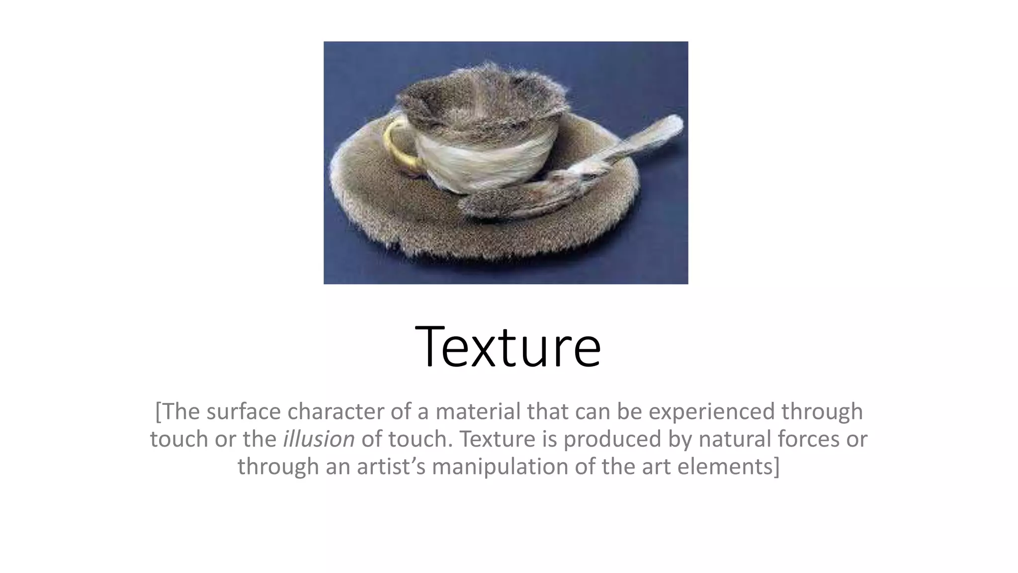 Element of Art - Texture | PPTX