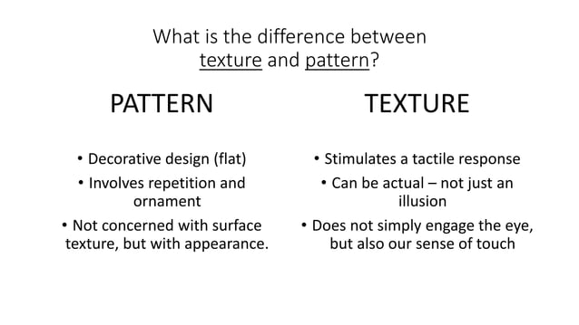 Element of Art - Texture | PPTX