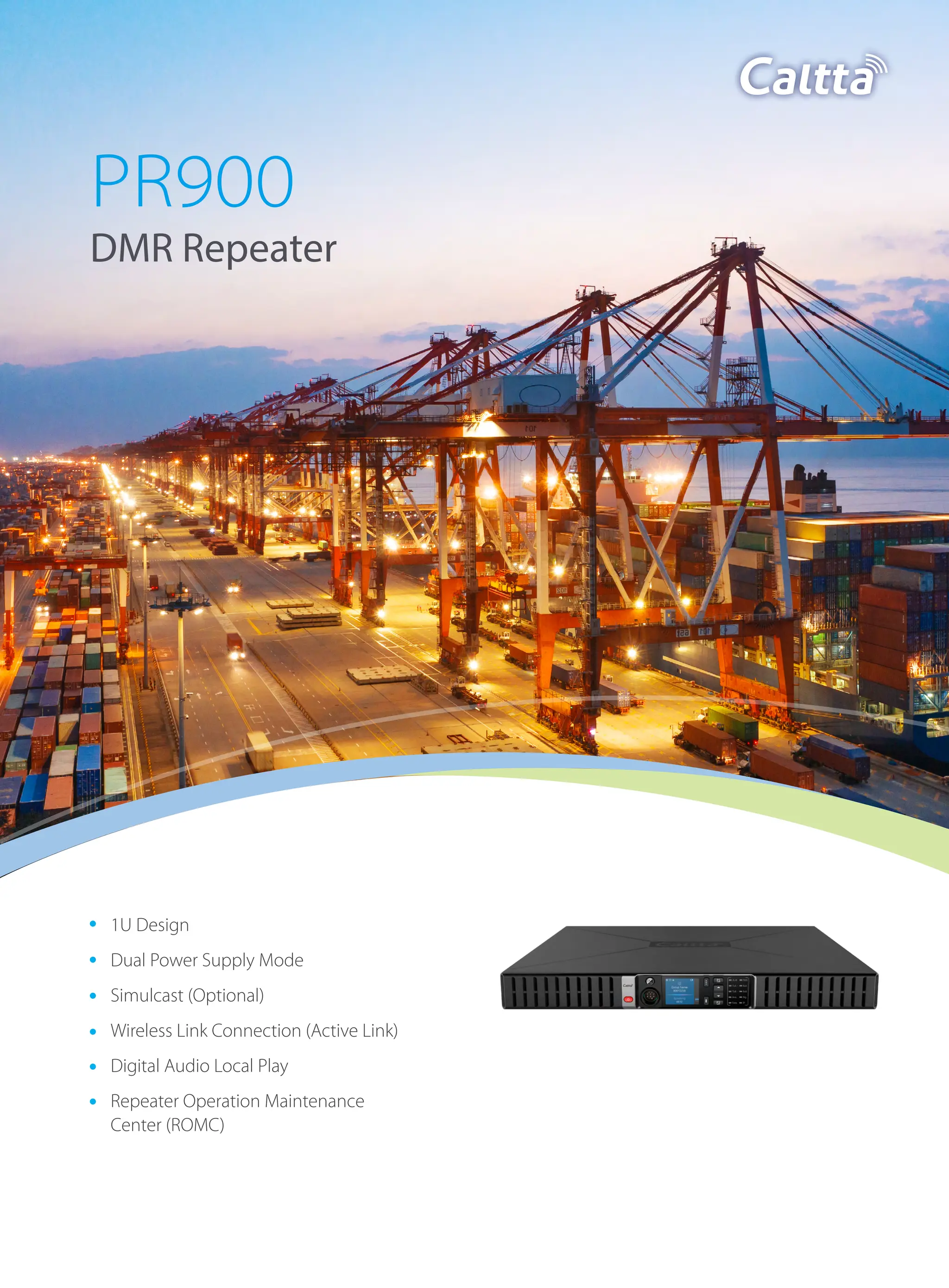 pr900-dmr-repeater.pdf | Digital Audio | Computer Software and Applications