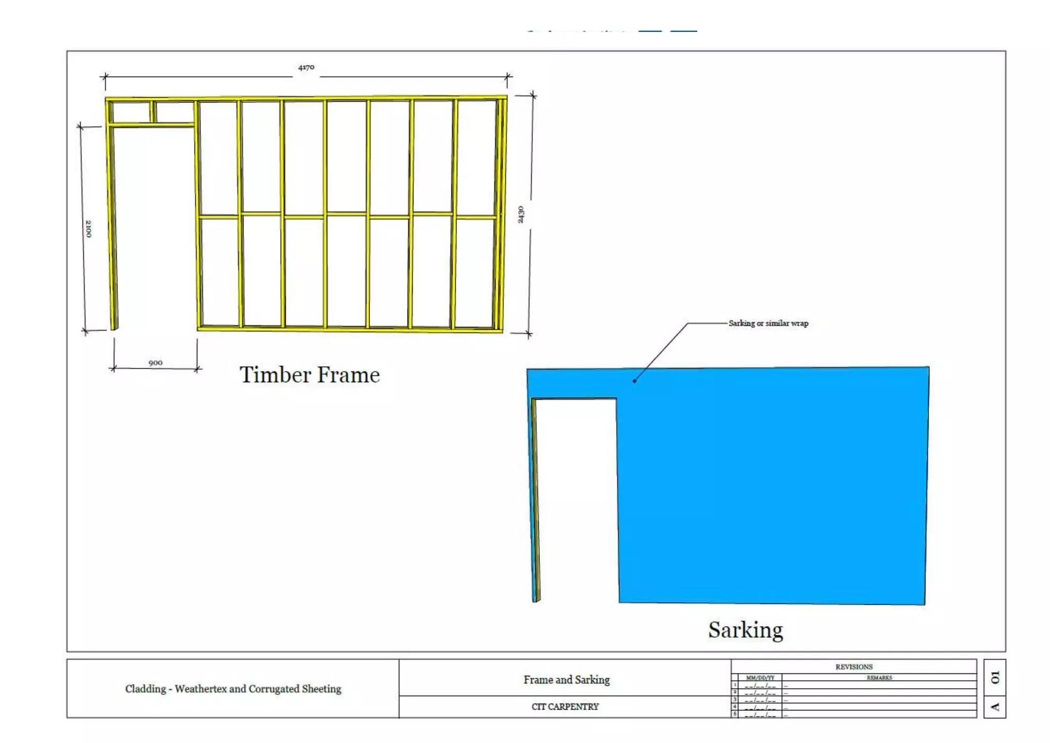 Practical assessment 3 - Install horizontal and vertical sheet panels | PDF