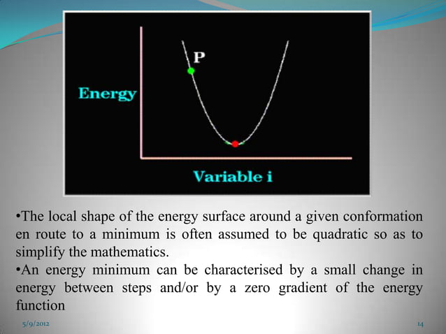 energy minimization | PPTX | Chemistry | Science
