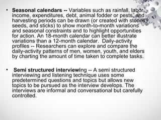 Participatory rural appraisal | PPT