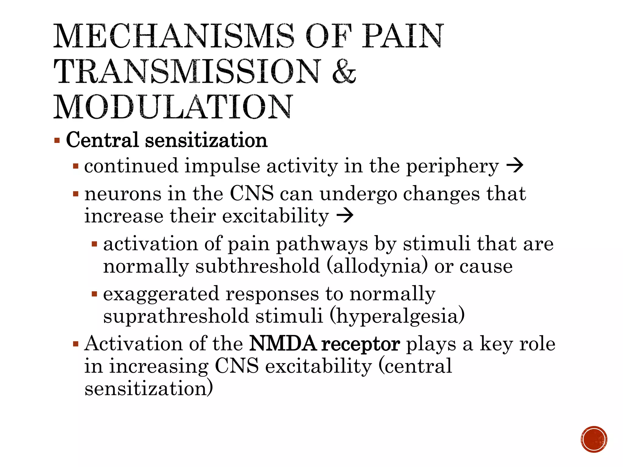 Recent advances in Pain treatment | PPTX