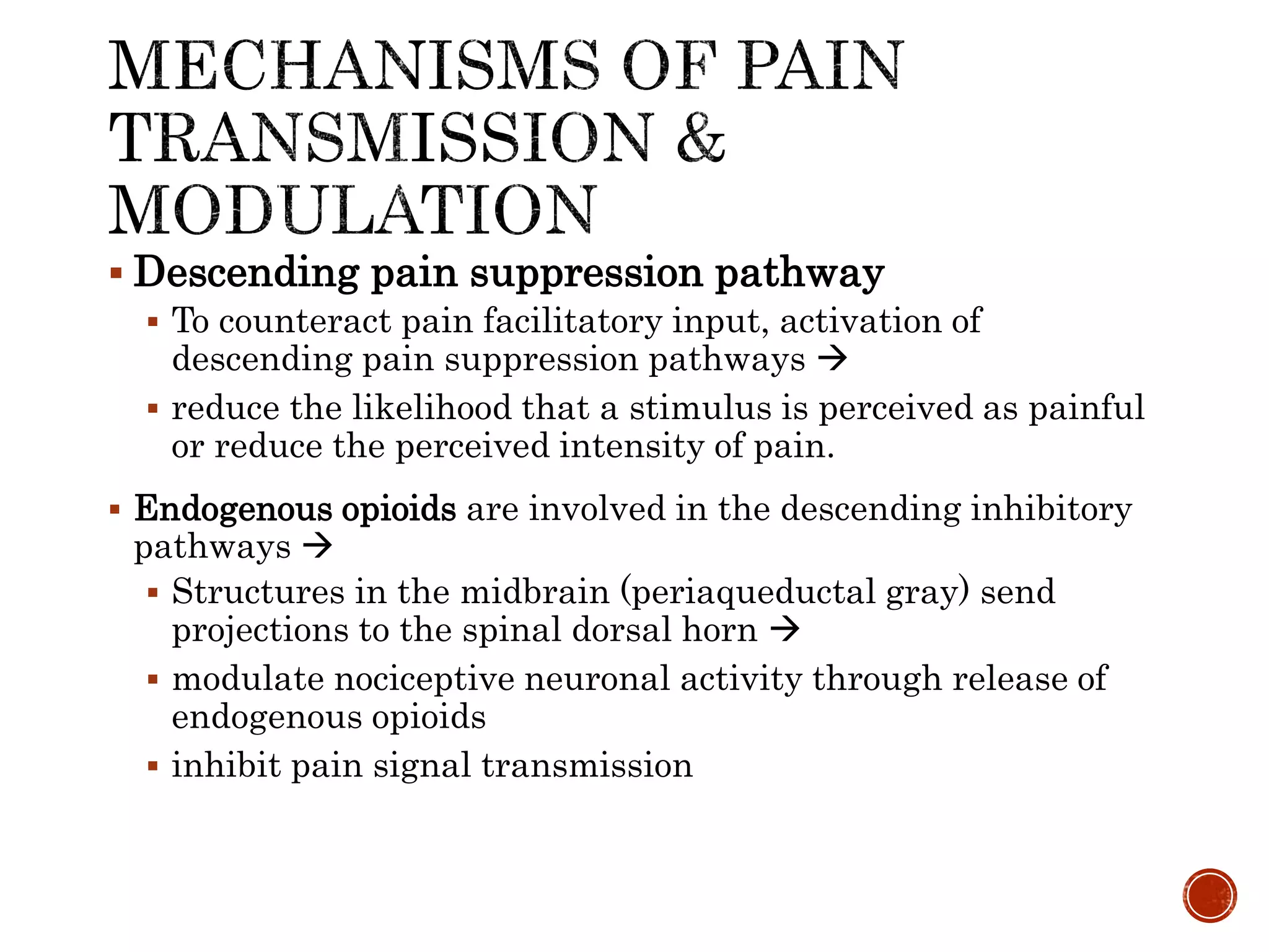 Recent advances in Pain treatment | PPTX