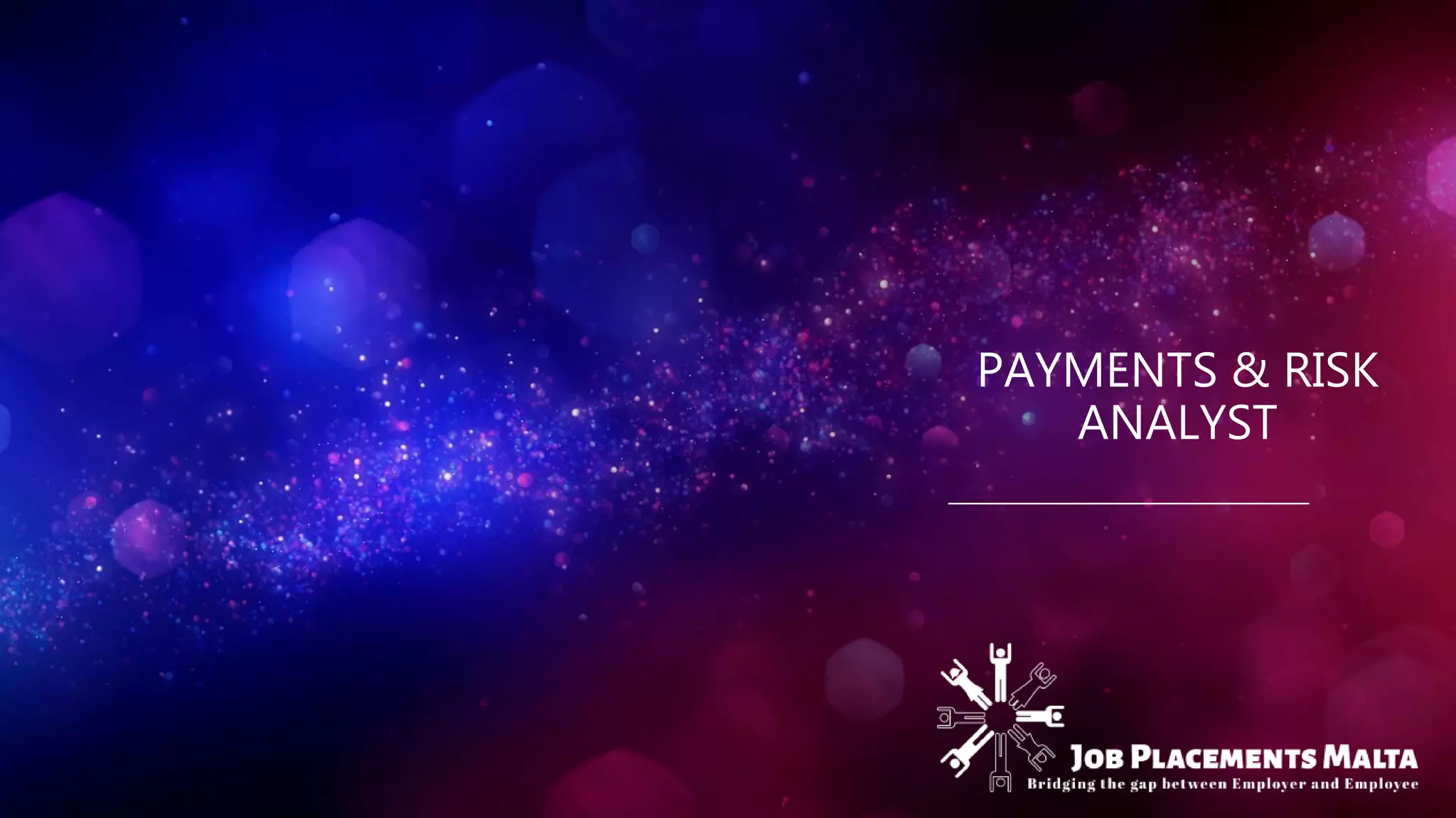 PAYMENTS & RISK ANALYST | PPT